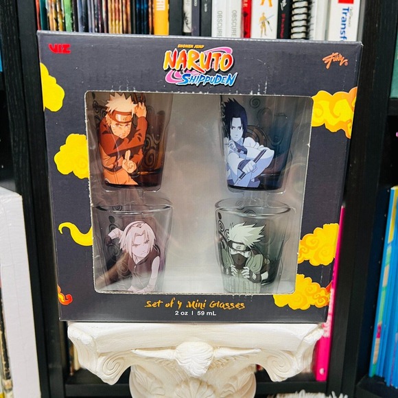 Unbranded | Dining | Naruto Shippuden Shot Glass Set Kakashi Sasuke ...